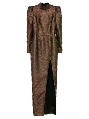 M.MARQUISE Lora Maxi Dress - Brown