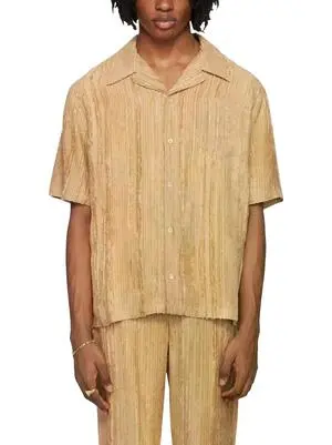 Séfr Dalian Striped Pocket Shirt - Neutrals