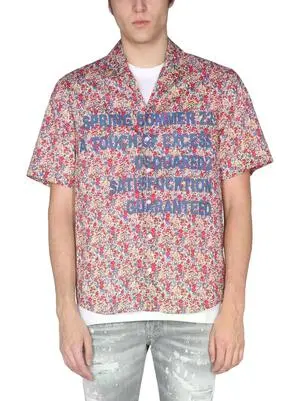 Dsquared2 Floral-print Shirt - Red