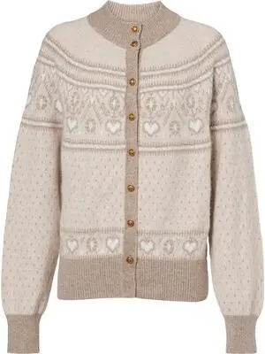 KHAITE Khaite Marc Fair Isle Cashmere Cardigan