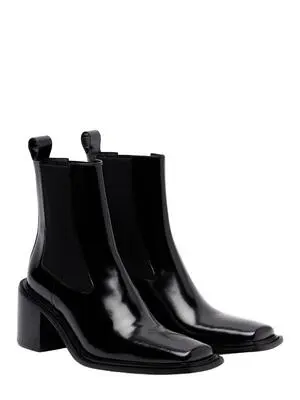 SOULIERS MARTINEZ Dallas 60 Leather Chelsea Boots - Black