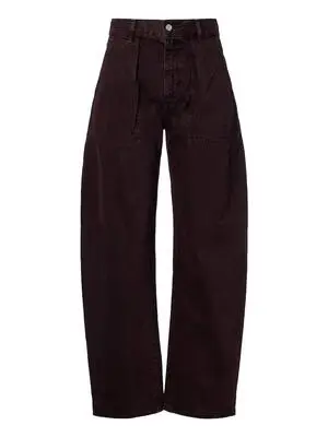 AGOLDE Sefton High-rise Barrel-leg Jeans - Brown