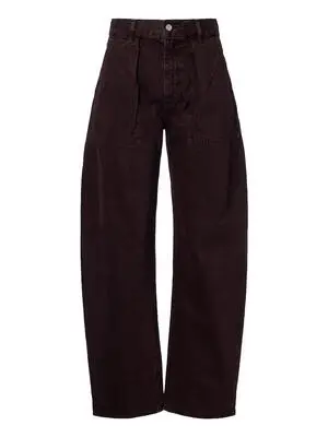 AGOLDE Agolde Sefton High-Rise Barrel-Leg Jeans Brown