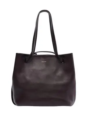 CALVIN KLEIN Small Leather Shopper