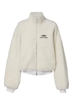 Balenciaga Shearling Jacket - White