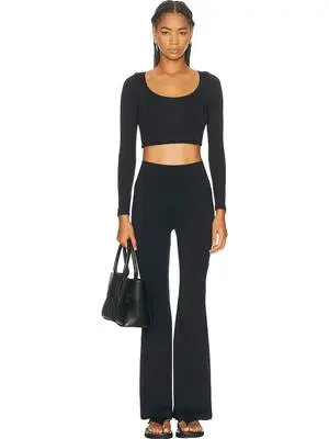 NORBA Long Sleeve Crop Top