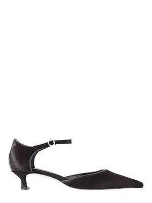 AeydĒ Tillie Pony Hair Pumps - Brown