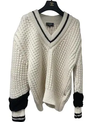 Chanel Wool Pullover - White
