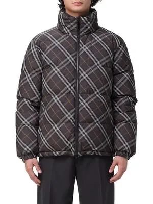 Burberry Quilted Checked Jacket - Brown