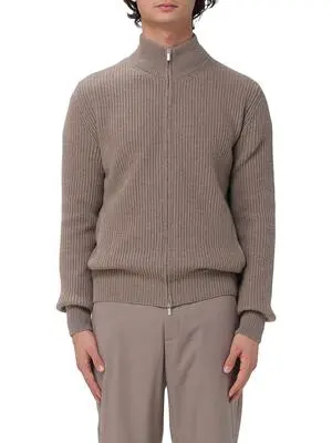 LARDINI Ribbed Pullover Sweater - Beige