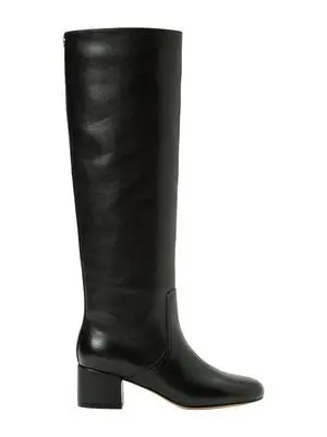 TWINSET Leather Boots - Black