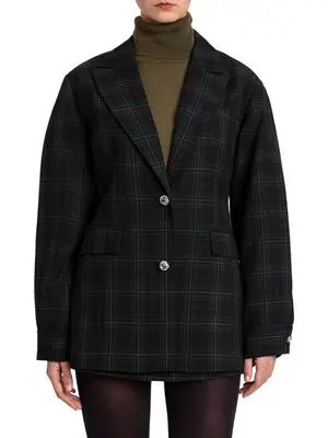 TWINSET Plaid Jacket - Green