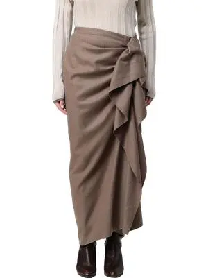Fabiana Filippi Maxi Skirt - Beige