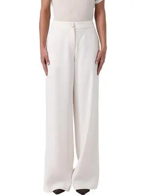 Armani Exchange Wide Leg Trousers Yellow Cream