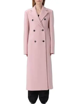Sportmax Double-breasted Overcoat - Pink
