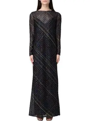 Missoni Long Sleeve Maxi Dress - Grey