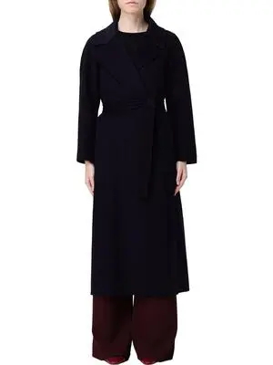 PALTO' Belted Coat Blue