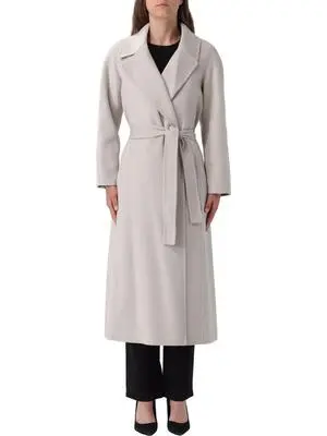 PALTO' Belted Coat - White