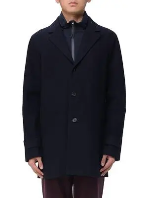 PALTO' Single-breasted Coat - Blue