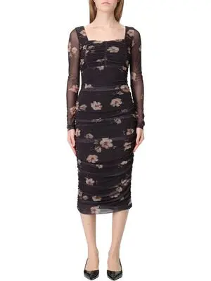 MAR DE MARGARITAS Floral Print Dress - Black