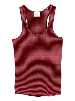 MARANT ETOILE Striped Sleeveless Tank Top