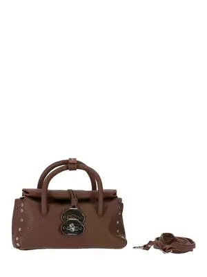 ZANELLATO Mini Dotta® Centauro Shoulder Bag - Brown