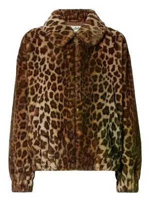 MC2 SAINT BARTH Aveline Animal-Pattern Jacket
