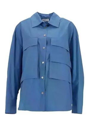 P.a.r.o.s.h Chest-pocket Long-sleeve Shirt - Blue