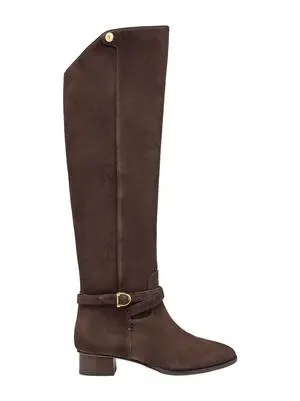 Sarah Flint X Mary Orton Perfect Tall Riding Boot - Deep Espresso Crosta