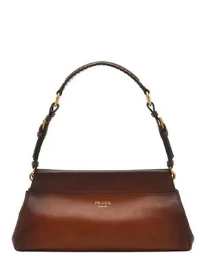 PRADA Enchaîné Leather Shoulder Bag