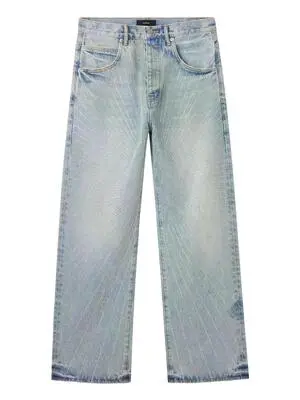PURPLE BRAND P018 Crystal-embellished Jeans - Blue