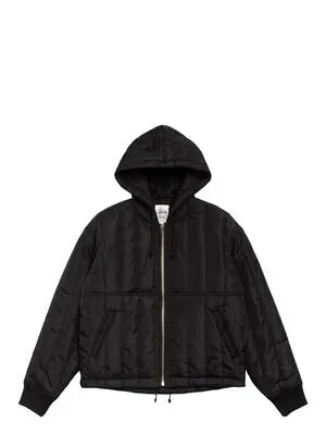 StÜssy Quilted Nylon Work Jacket - Black