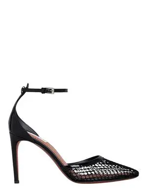 Alaïa High Fishnet Pumps - Black