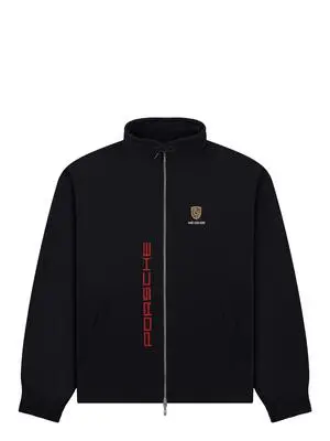 Aimé Leon Dore X Porsche Nylon Track Jacket - Black