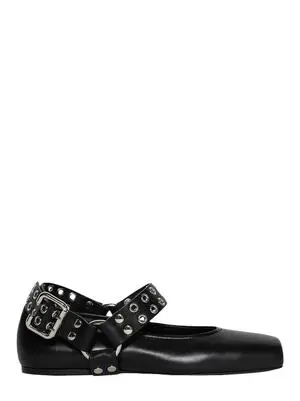 ALAÏA Biker Ballet Flat