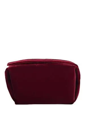 NEOUS Ara Velvet Clutch - Burgundy