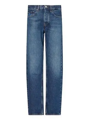 FRAME The Straight Mid-rise Denim Jeans - Strike