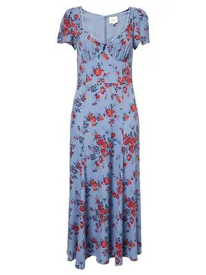REFORMATION Afton Floral-print Woven Midi Dress - Martine
