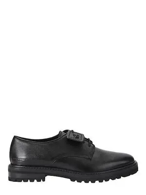 Kurt Geiger Cleated Leather Derby Shoes - Black
