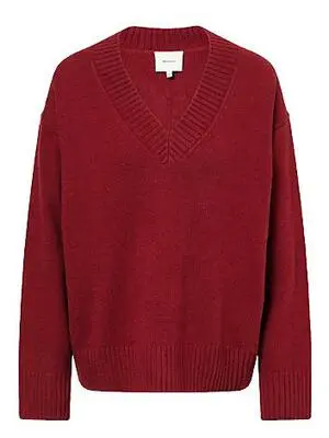 REFORMATION Cashmere And Wool-blend Jumper - Chianti