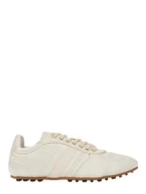 ALOHAS Tb.69 Rife Satin Trainers - White Satin