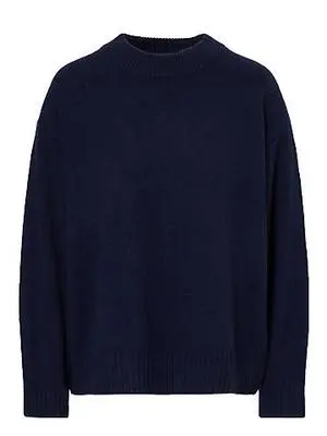 REFORMATION Cashmere And Wool-blend Jumper - Navy