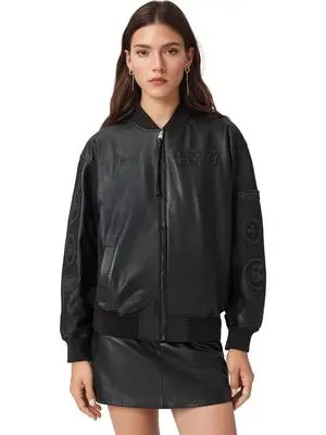ALLSAINTS Williams X Belle Bomber Jacket - Black