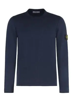 Stone Island Cotton-blend Sweater - Blue