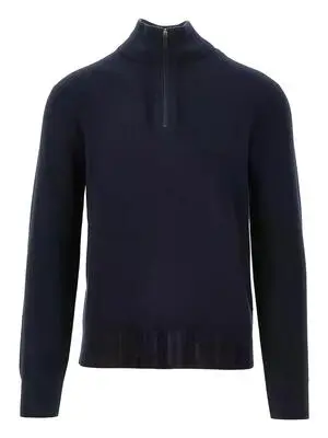 Zegna Zip Sweatshirt - Blue
