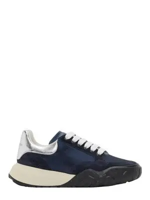 Alexander McQueen Court Trainer - Blu Navy Blue/silver