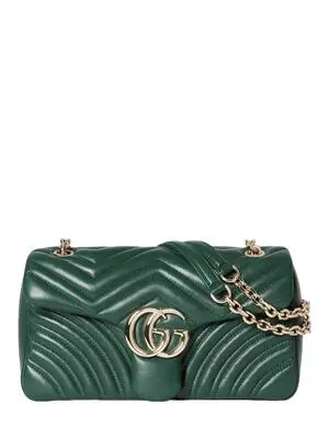 Gucci Gg Marmont Medium Shoulder Bag - Green