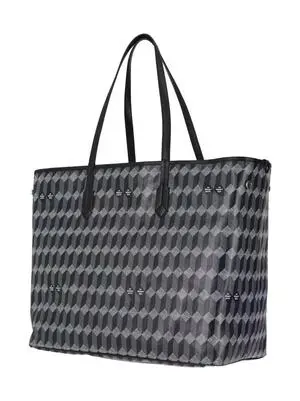 AU DEPART No. 55 Geometric Tote Bag - Black