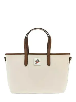 Bally Logo-plaque Tote Bag - Neutrals