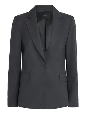 JOSEPH Virgin Wool Marty Blazer Grey